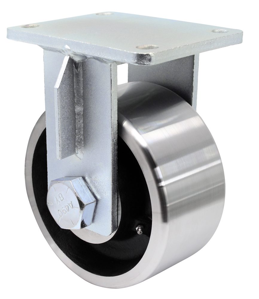 8" x 4" Forged Steel Wheel Tapered RB - Model 100 Rigid Caster | Caster ...