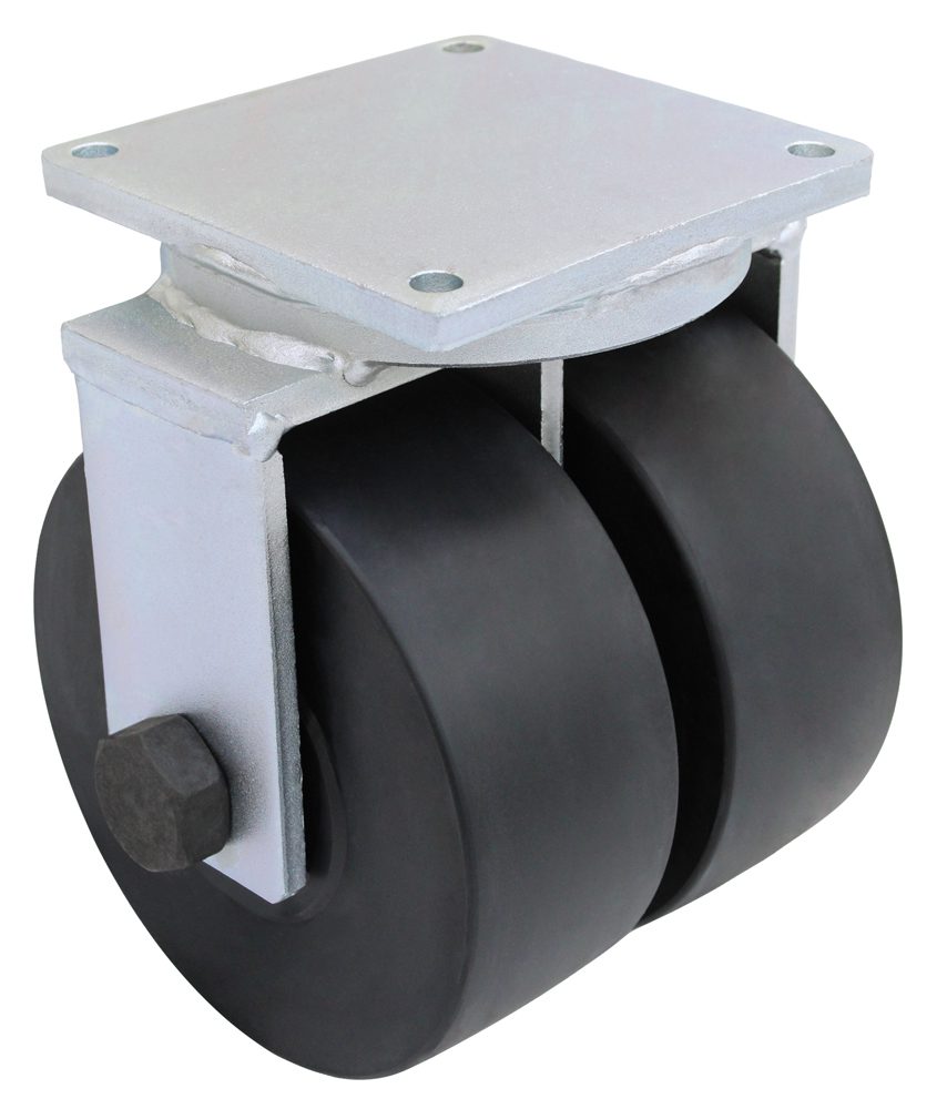 8" Dual Wheel Rigid Ultra High Capacity Polymer Wheels - Model 2-150 ...