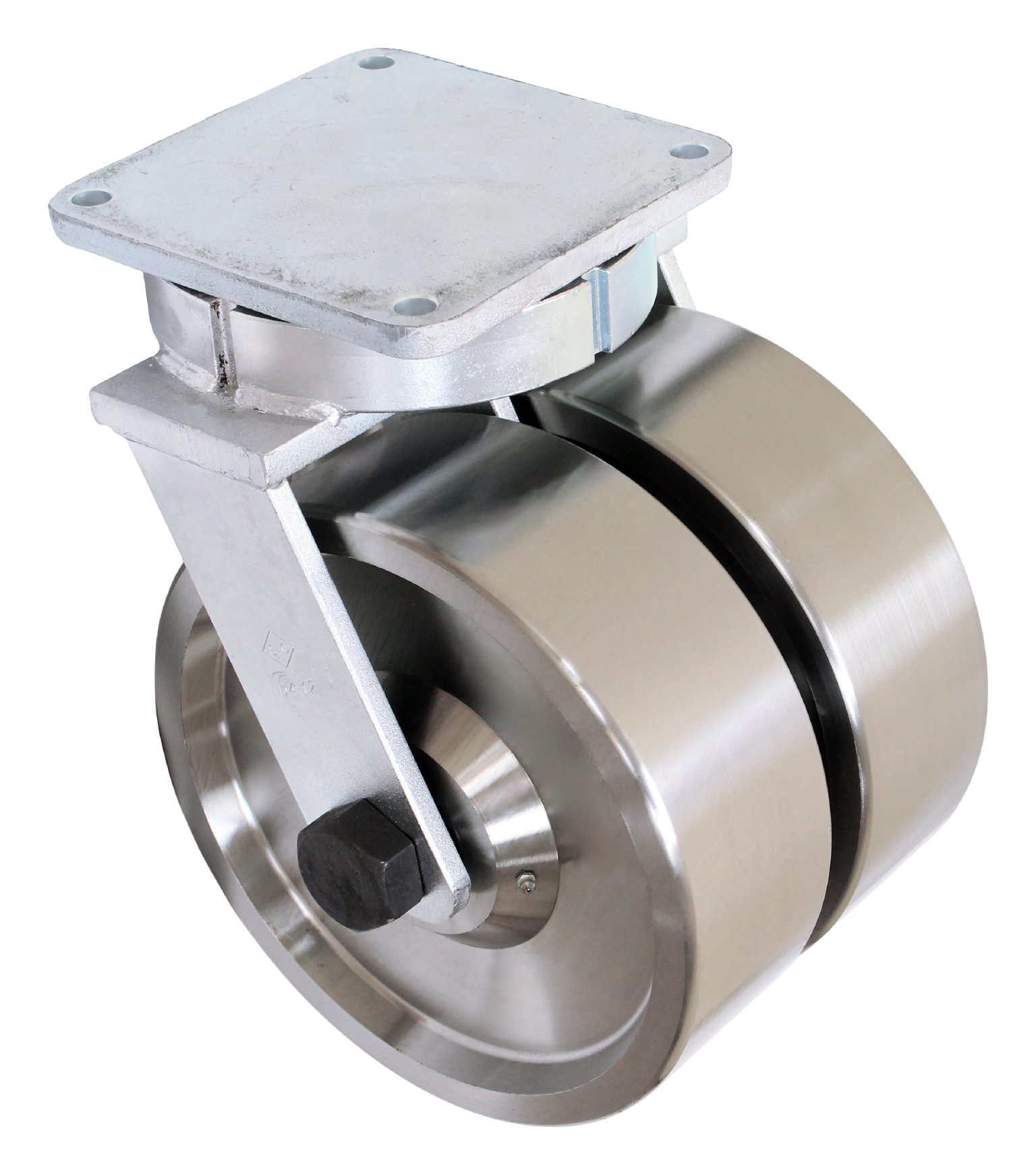 12" Dual Wheel Swivel Forged Steel Wheels - Model 2-150 | Caster City