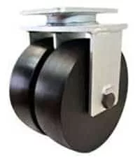 12" x 3" Dual Wheel Rigid Ultra High Capacity Polymer - Model 2-50 ...