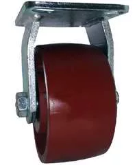 8 x 3" Ductile Steel Crown- Model 30 Rigid Caster | Caster City