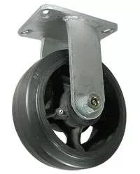 6" Conventional Moldon Rubber - Model 30 Rigid Caster | Caster City