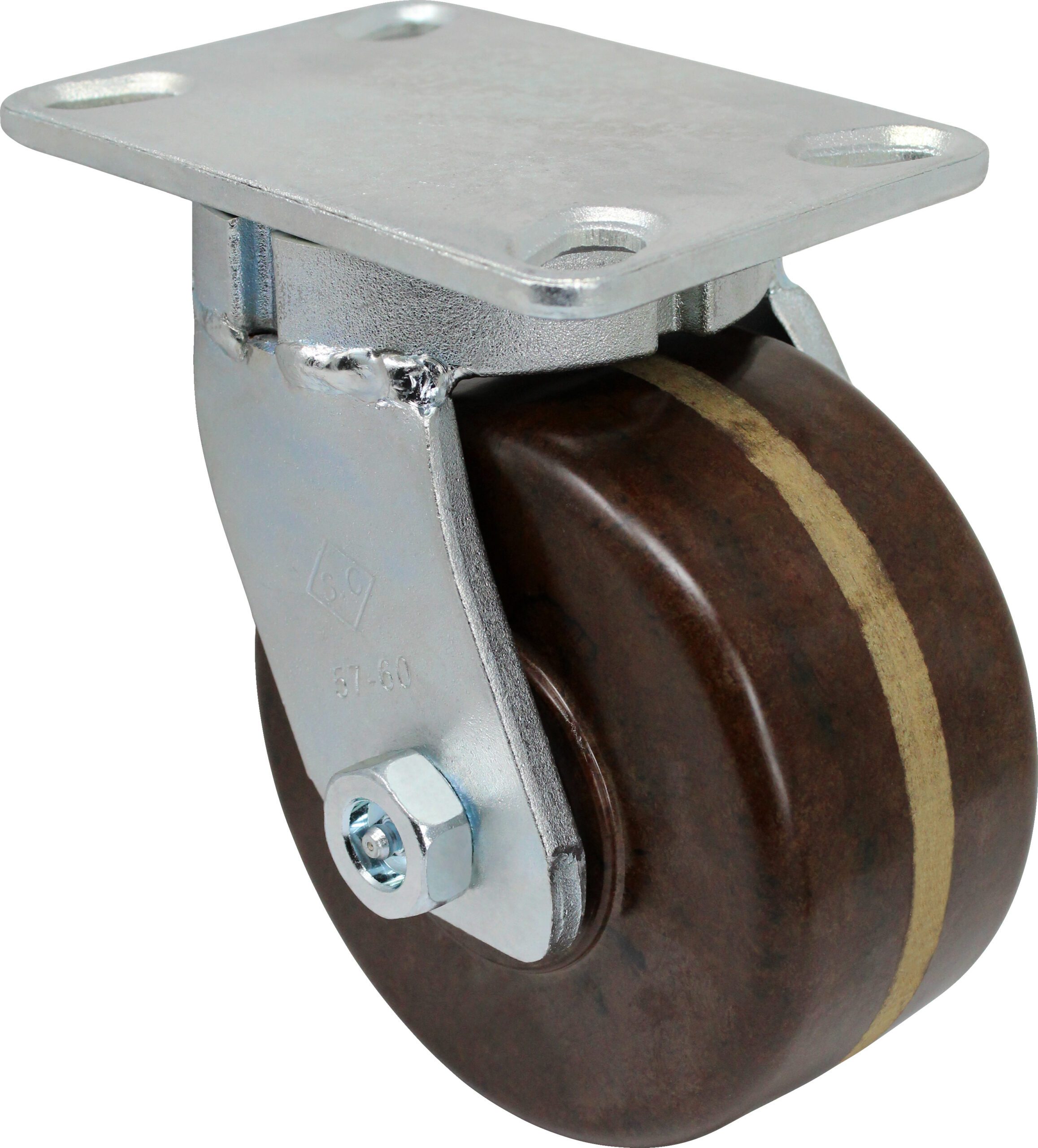 6"x3" Heavy Duty High Temperature Phenolic Swivel Wheel - Model 30 ...
