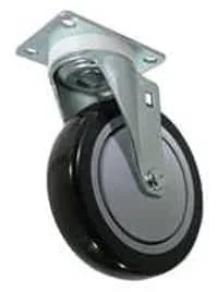4" Black Polyurethane Wheel - 3A | Caster City