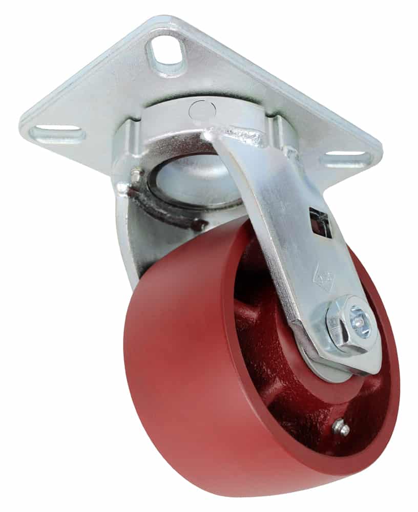 10" Ductile Steel Slight Crown Swivel Wheel - Model 50 | Caster City