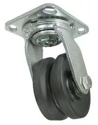 4" V Groove Glass Filled Nylon Wheel - Model 9 Swivel Caster | Caster City
