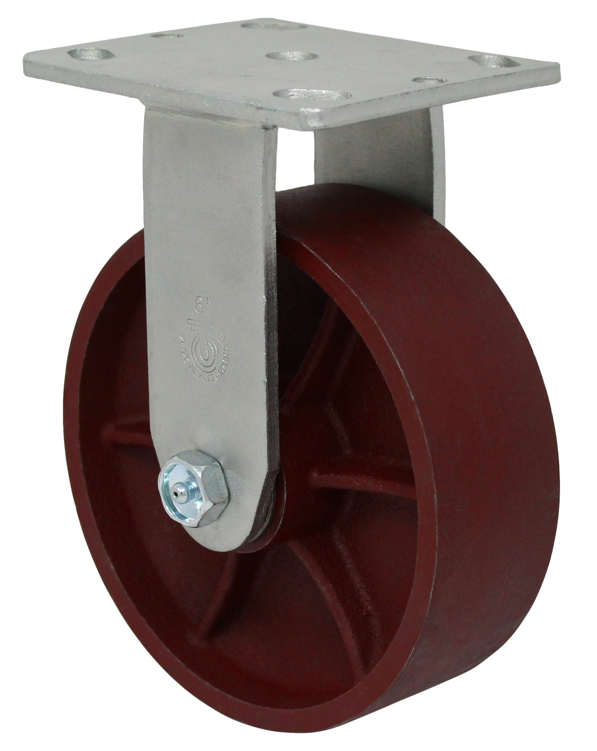 6" Ductile Steel Wheel - Model 9 Rigid Caster | Caster City