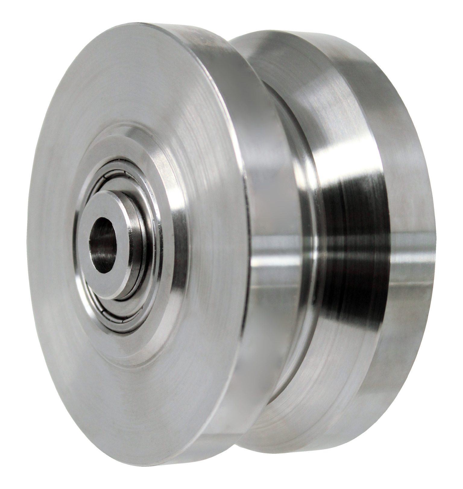 4" Stainless Steel V Groove Wheel | Caster City