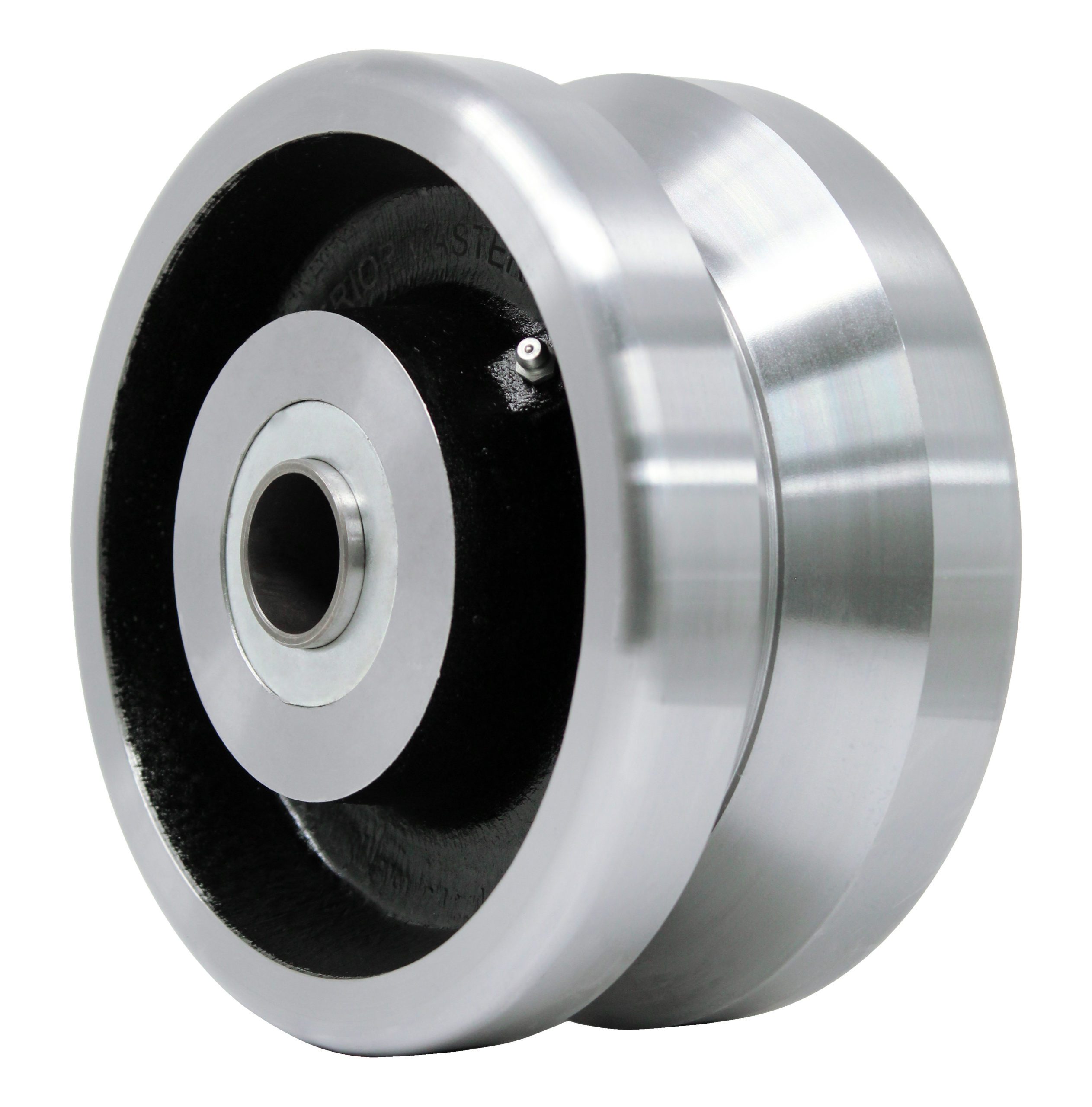 8" x 4" V Groove Forged Steel Wheel | Caster City