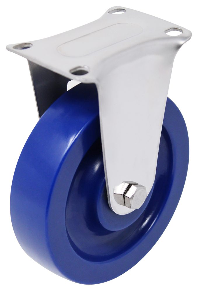 3" All Polyurethane Wheel - Plate Rigid Caster 3 | Caster City