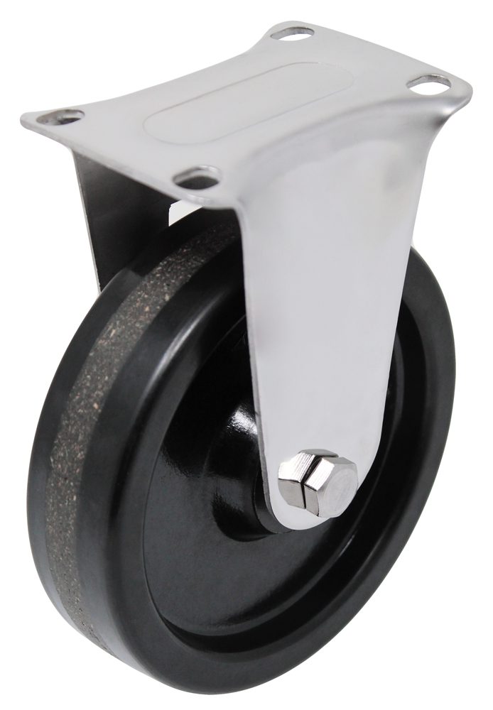 5" Phenolic Wheel - Plate Rigid Caster 3 | Caster City