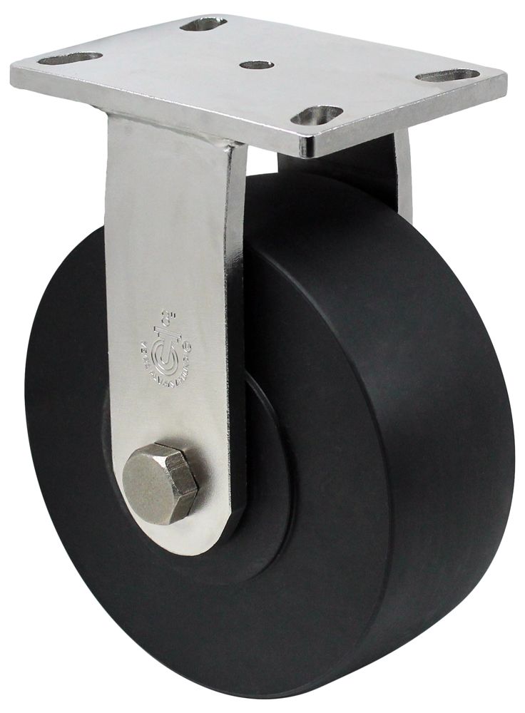 6" Ultra High Capacity Polymer – Model G15 Rigid Caster | Caster City