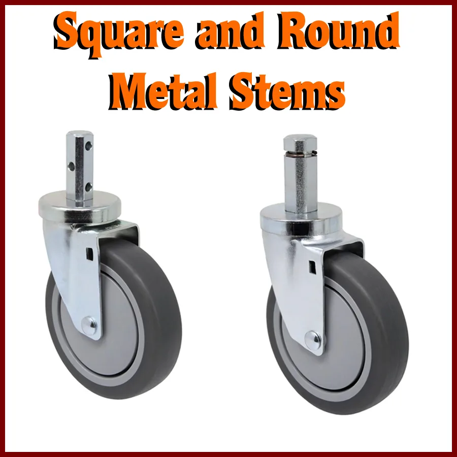 Total Locking Stem Casters | Caster City