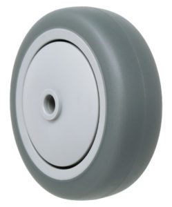 Gray Rubber Caster Wheels | Caster City
