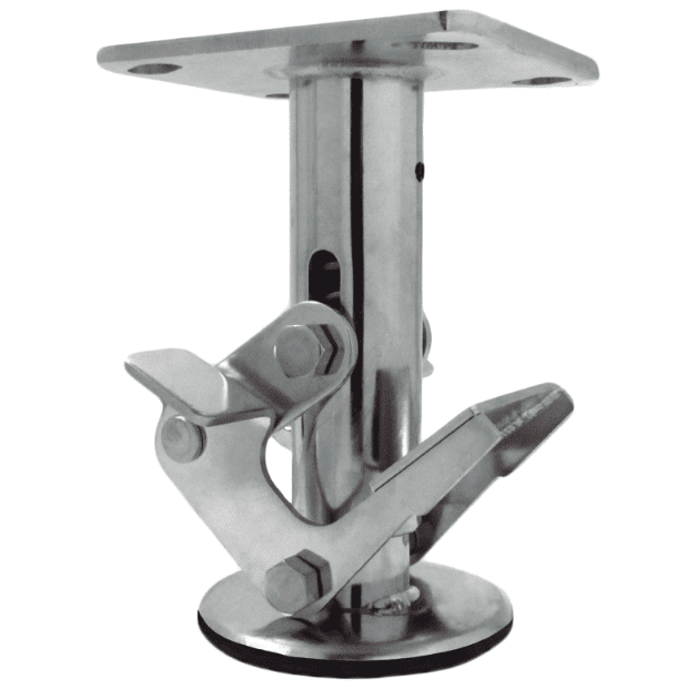 Stainless Steel Floor Truck Lock - 6" | Caster City