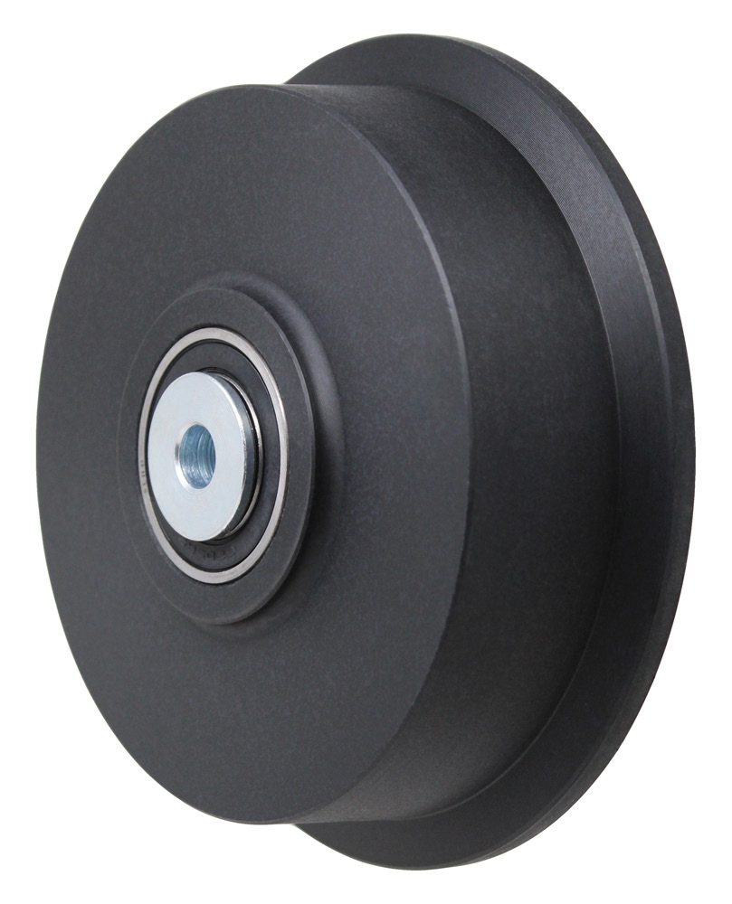 4" Single Flanged Track Wheel - Ultra High Capacity Nylon | Caster City