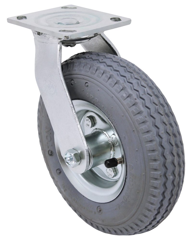 8" Gray Air Filled Pneumatic Swivel Caster - Contact to Order | Caster City